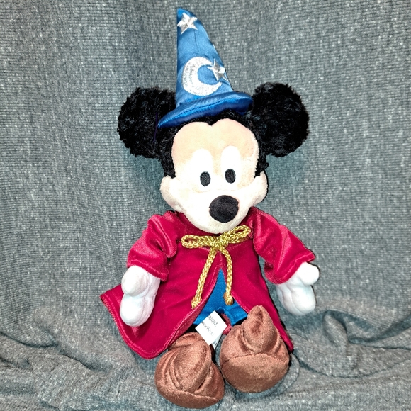 disneyland | Toys | Disney Sorcerer Mickey Mouse Plush Wizard Fantasia ...